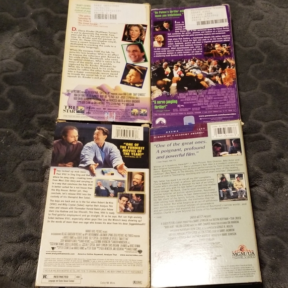 Other | 4 Vhs Tapes | Poshmark